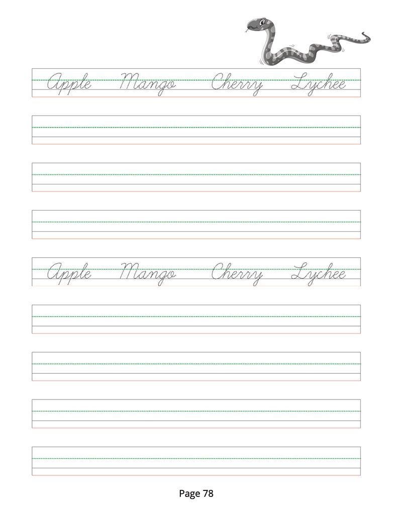 Cursive Handwriting Workbook, A Beginner's Cursive Adventure Workbook ...