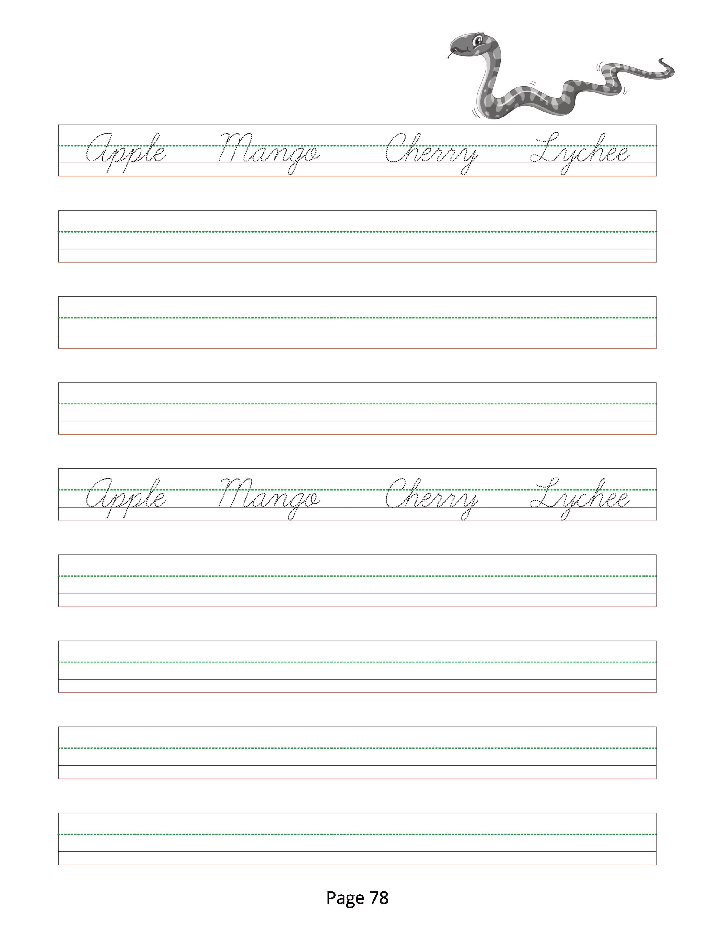 Cursive Handwriting Workbook, A Beginner's Cursive Adventure Workbook ...
