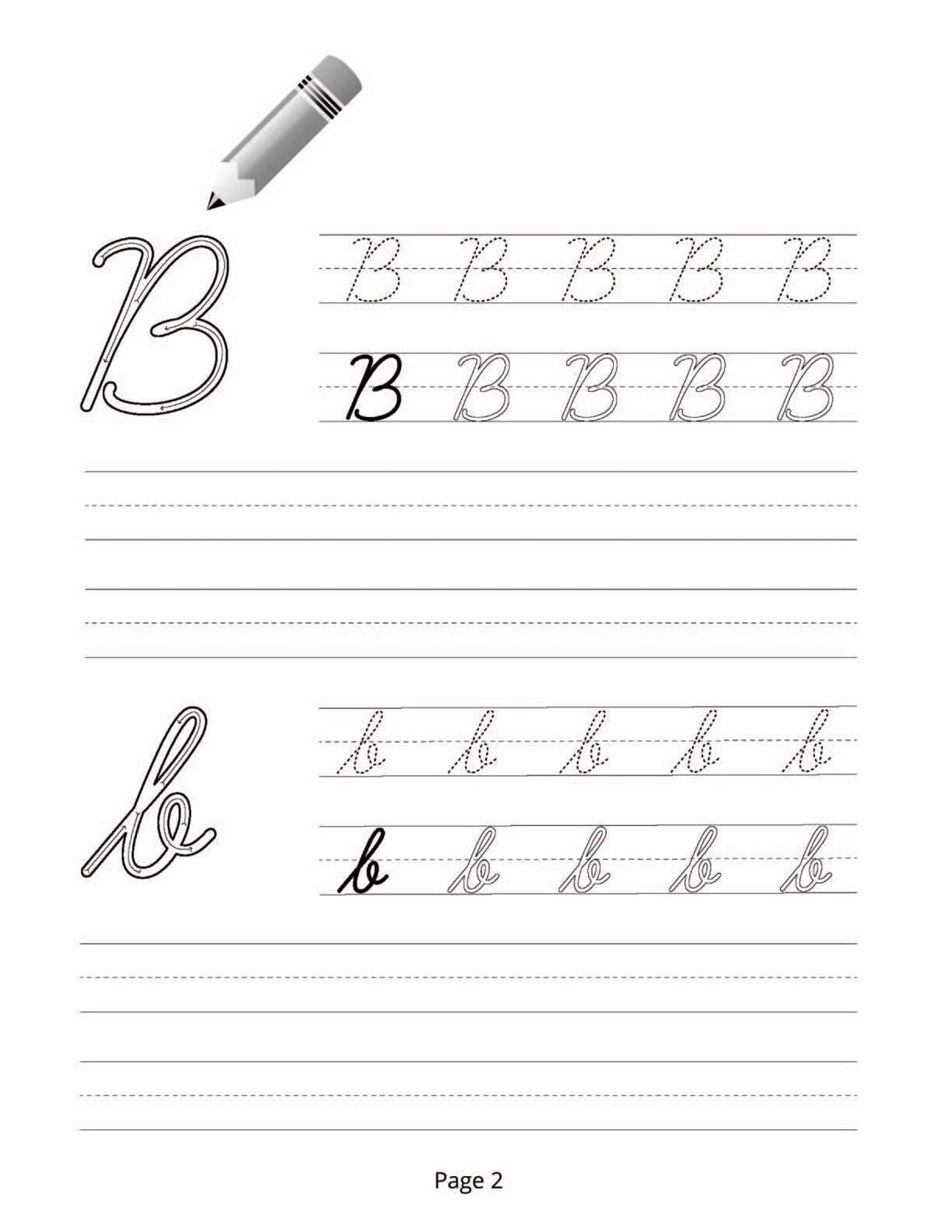 Cursive Handwriting Workbook, A Beginner's Cursive Adventure Workbook ...