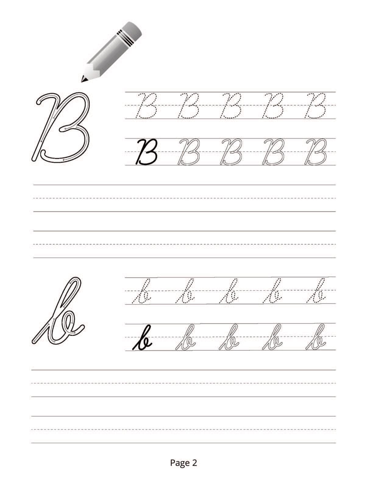 Cursive Handwriting Workbook, A Beginner's Cursive Adventure Workbook ...