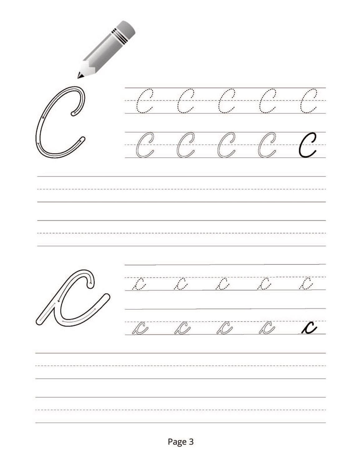 Cursive Handwriting Workbook, A Beginner's Cursive Adventure Workbook ...