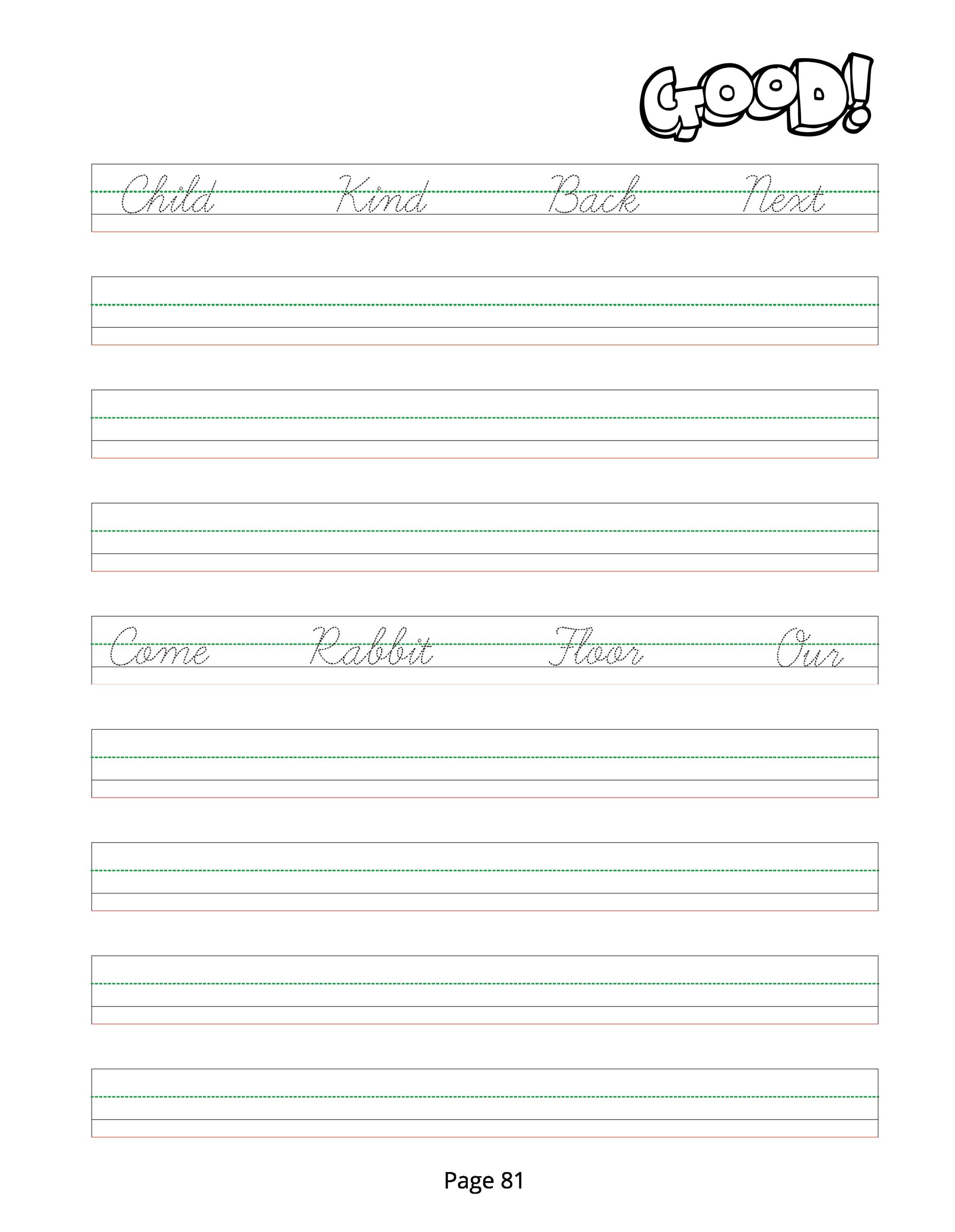 Cursive Handwriting Workbook, A Beginner's Cursive Adventure Workbook ...