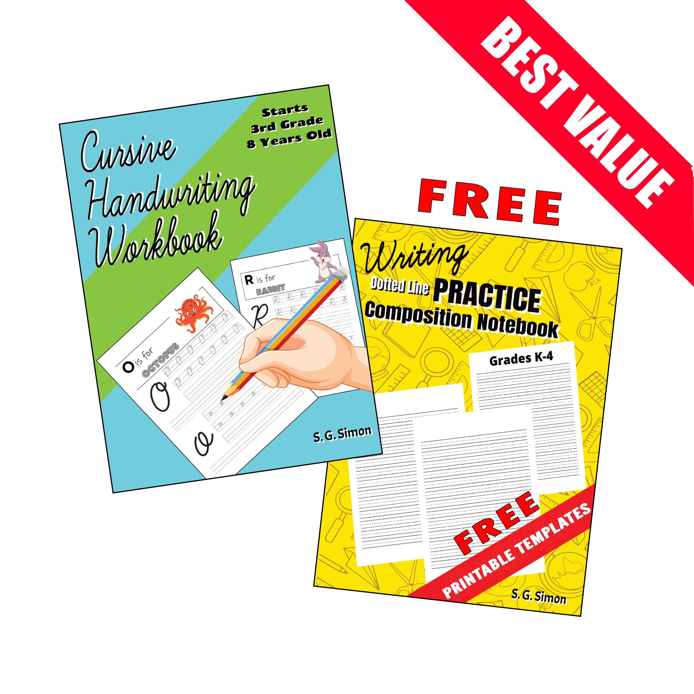Cursive Handwriting Workbook, A Beginner's Cursive Adventure Workbook ...