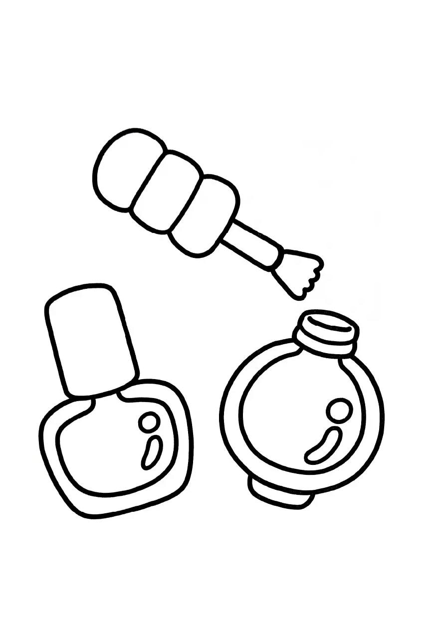 Glow Cosmetics: Bold and Easy Coloring Book Pages for Kids and Adults ...