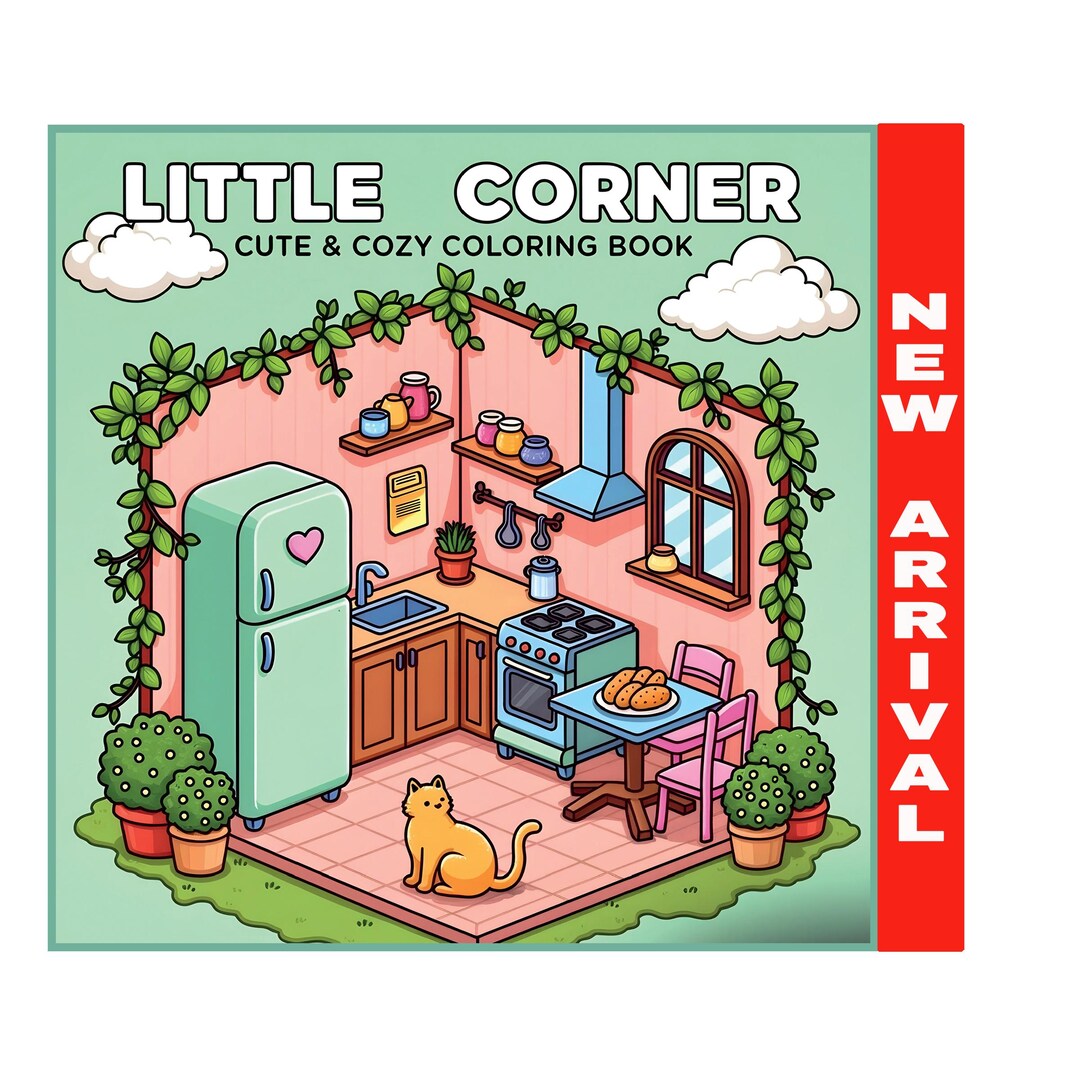 Little Corner: Cozy Hygge Coloring Book, Relaxing Designs for Adults ...