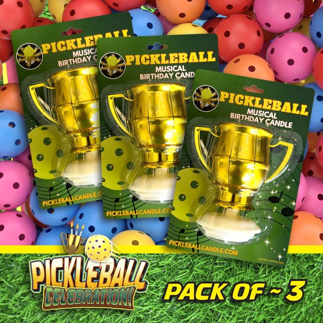 Pickleball Celebration Candle: Novelty Party Decoration - Etsy