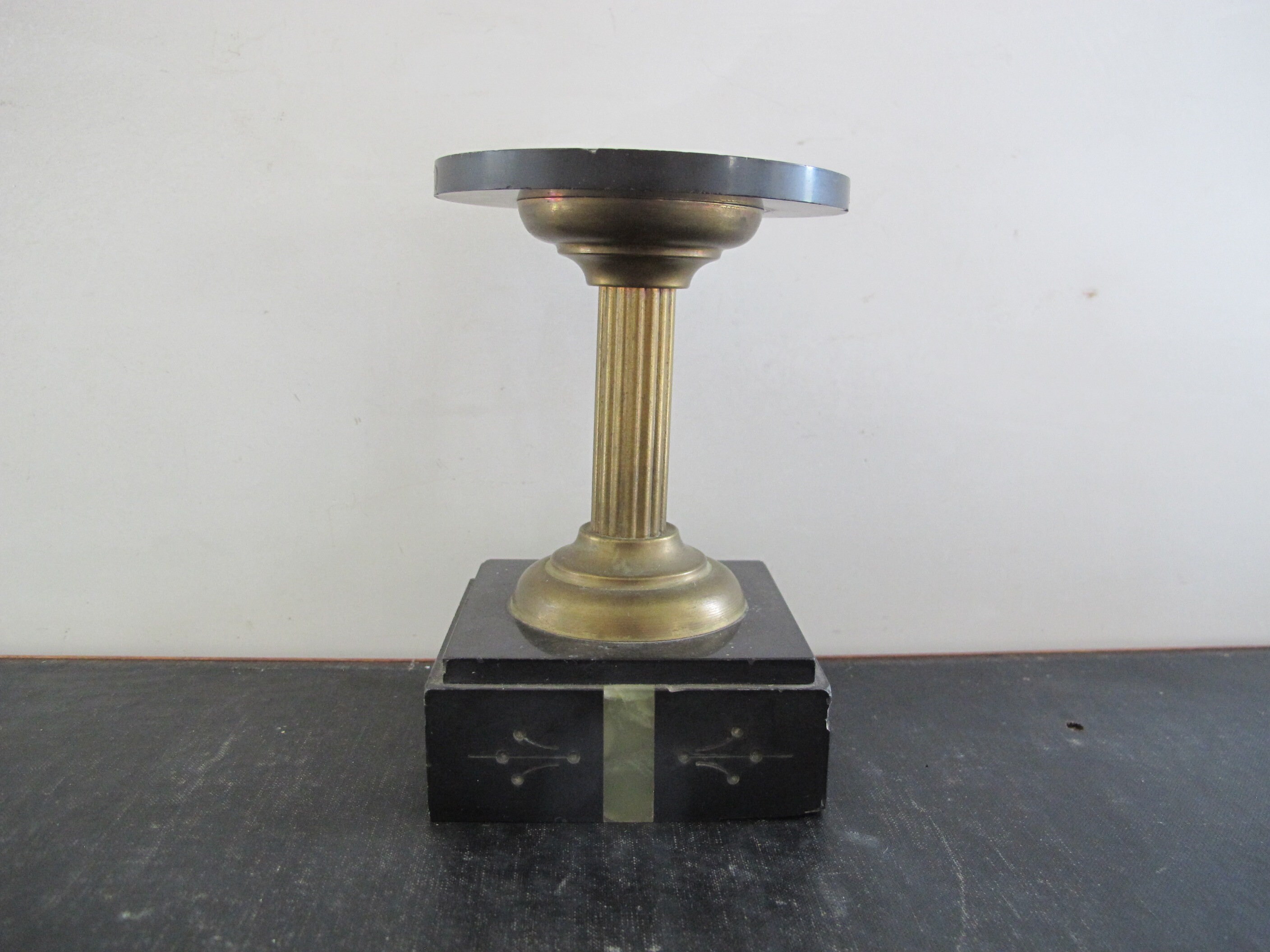Oil Lamp Pedestal Platform Eastlake Style Victorian Slate and - Etsy