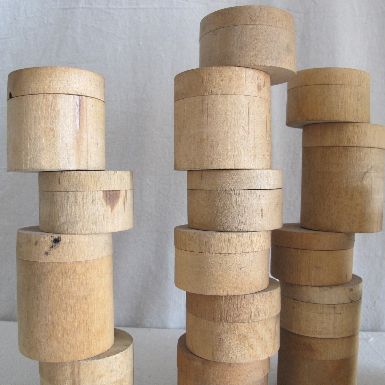 Turned Wooden Chemistry Lab Boxes 22 in Total, C. 1941-1945, Treen Made ...