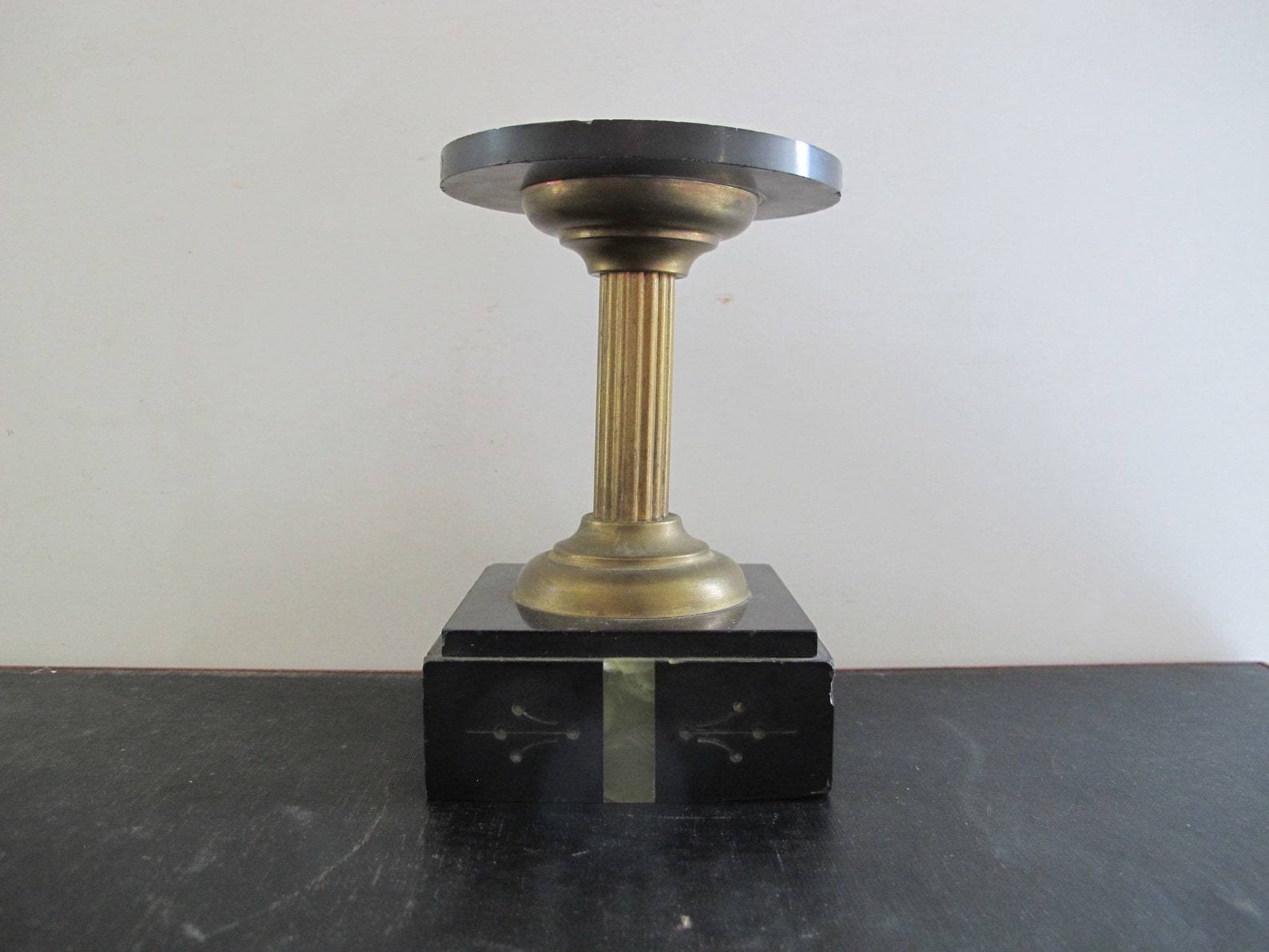 Oil Lamp Pedestal Platform Eastlake Style Victorian Slate and - Etsy