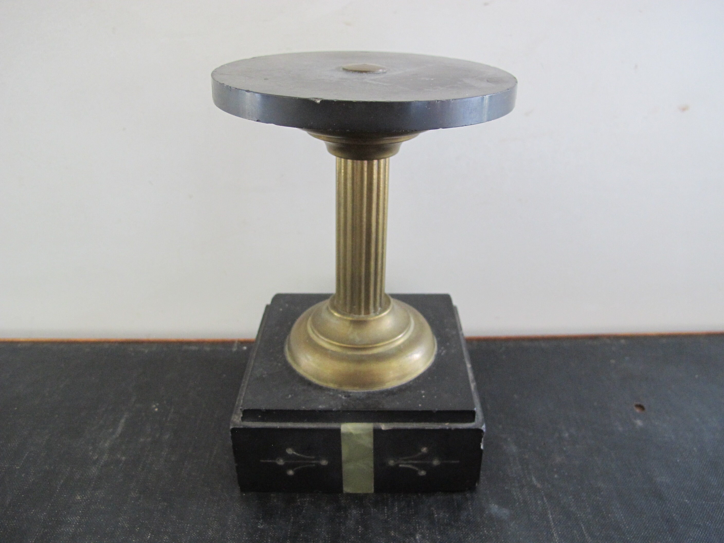 Oil Lamp Pedestal Platform Eastlake Style Victorian Slate and - Etsy