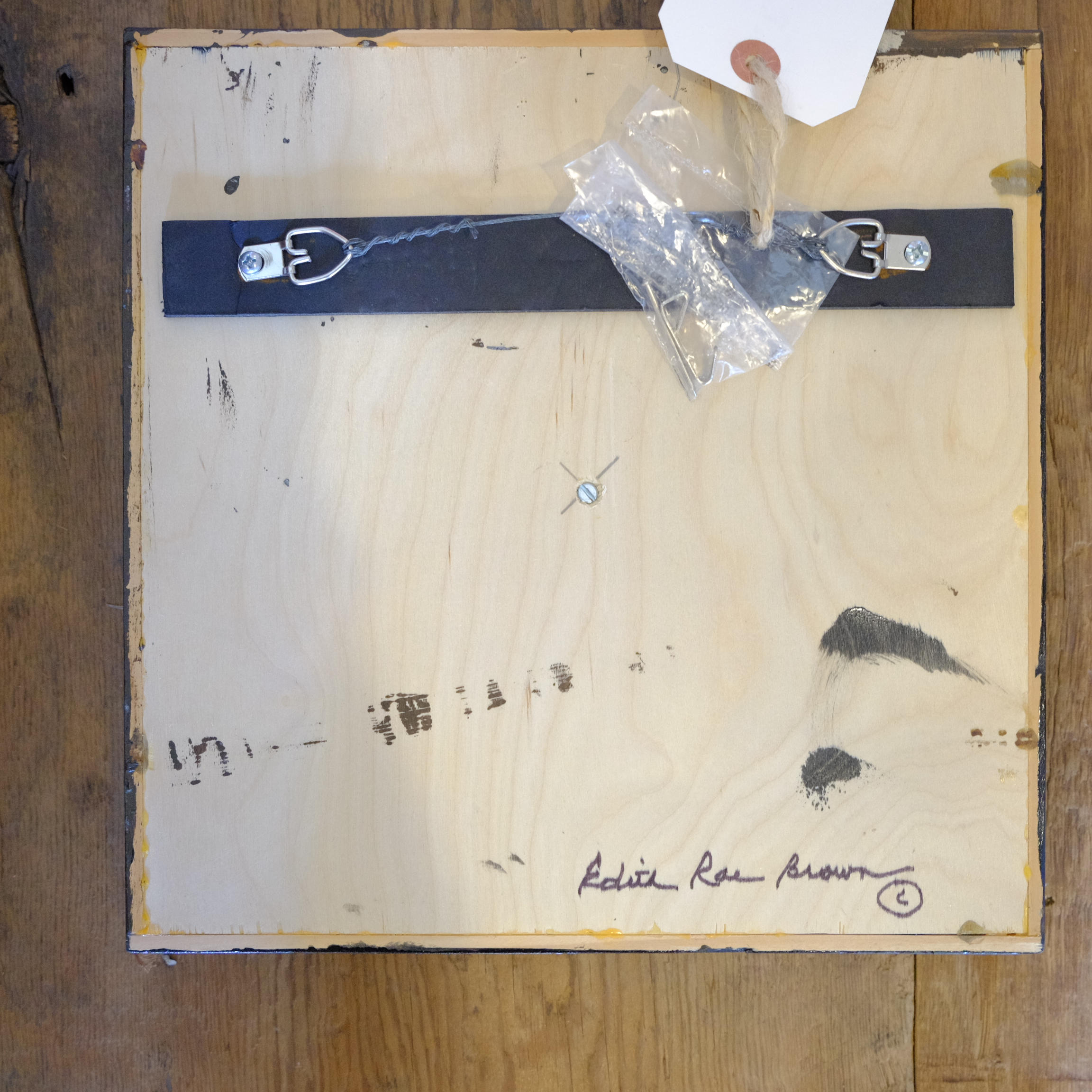 Painting Encaustic Floral Fountain Edith Rae Brown Original - Etsy