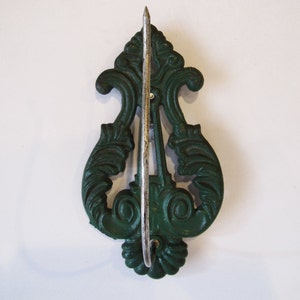 Lyre Back Paper Stick Cast Iron Edwardian Victorian Green - Etsy