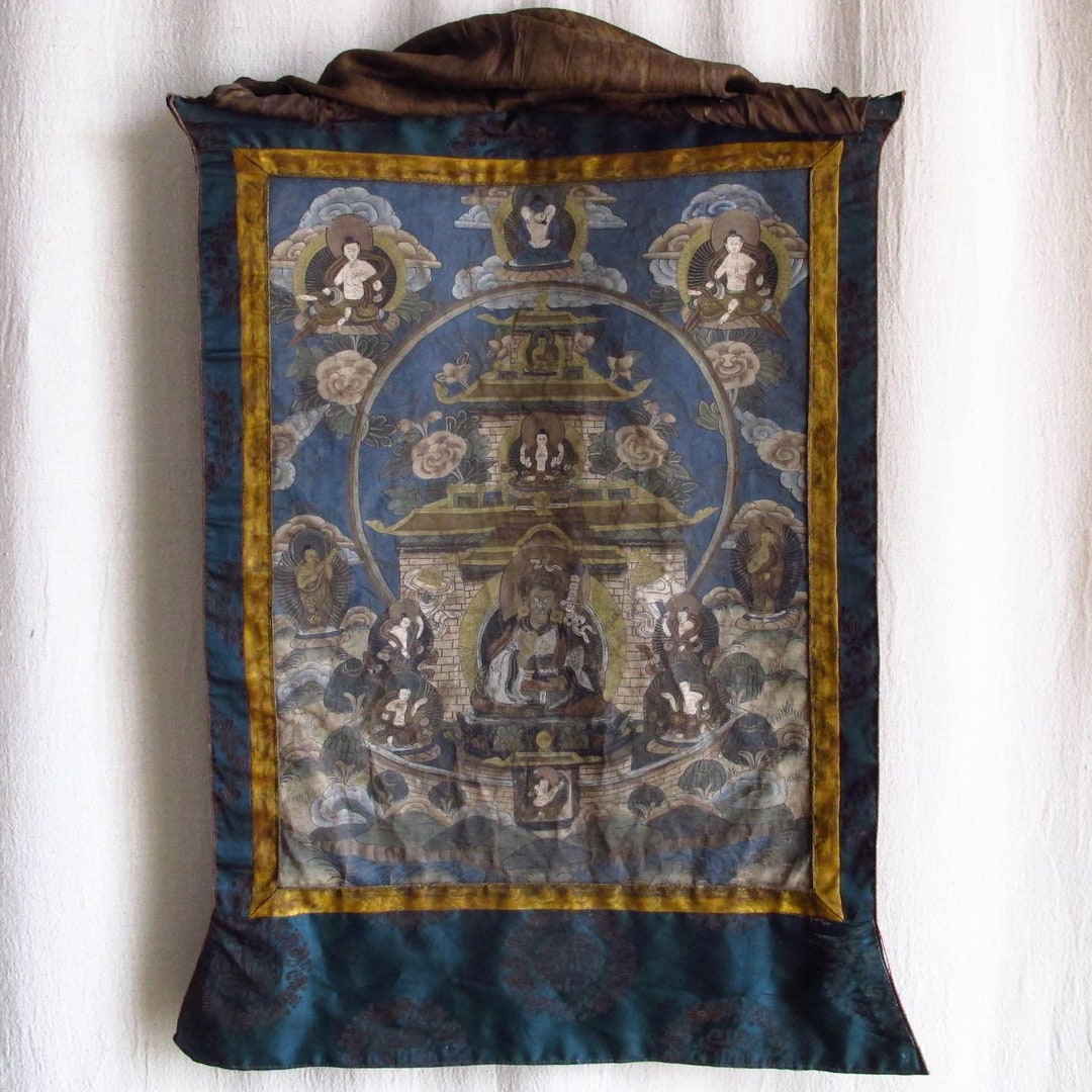 Tibetan Tanka Mandala Painting Depicting Tibetan Buddhist - Etsy