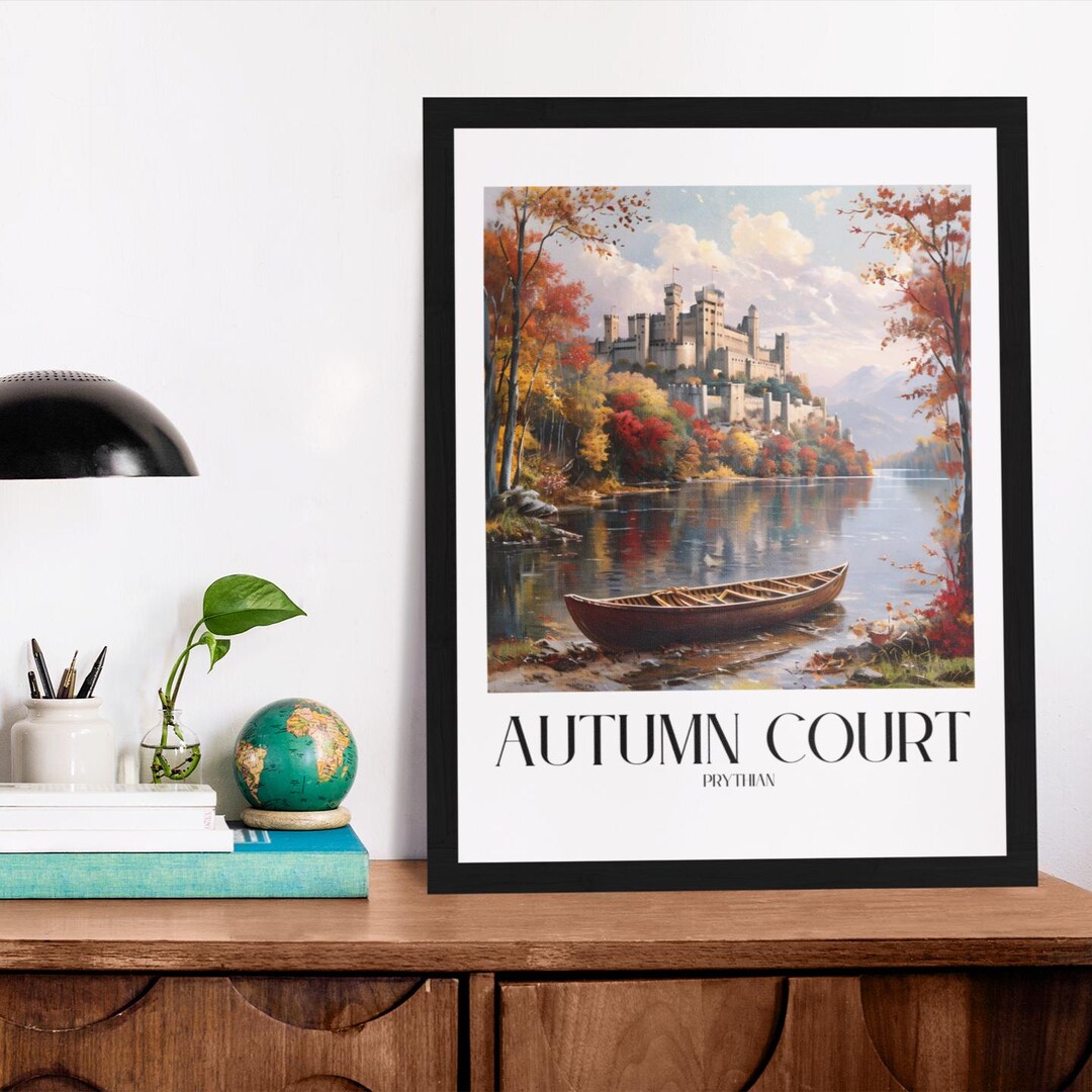Autumn Court ACOTAR Matte Vertical Poster, Sarah J Maas Art Print ...