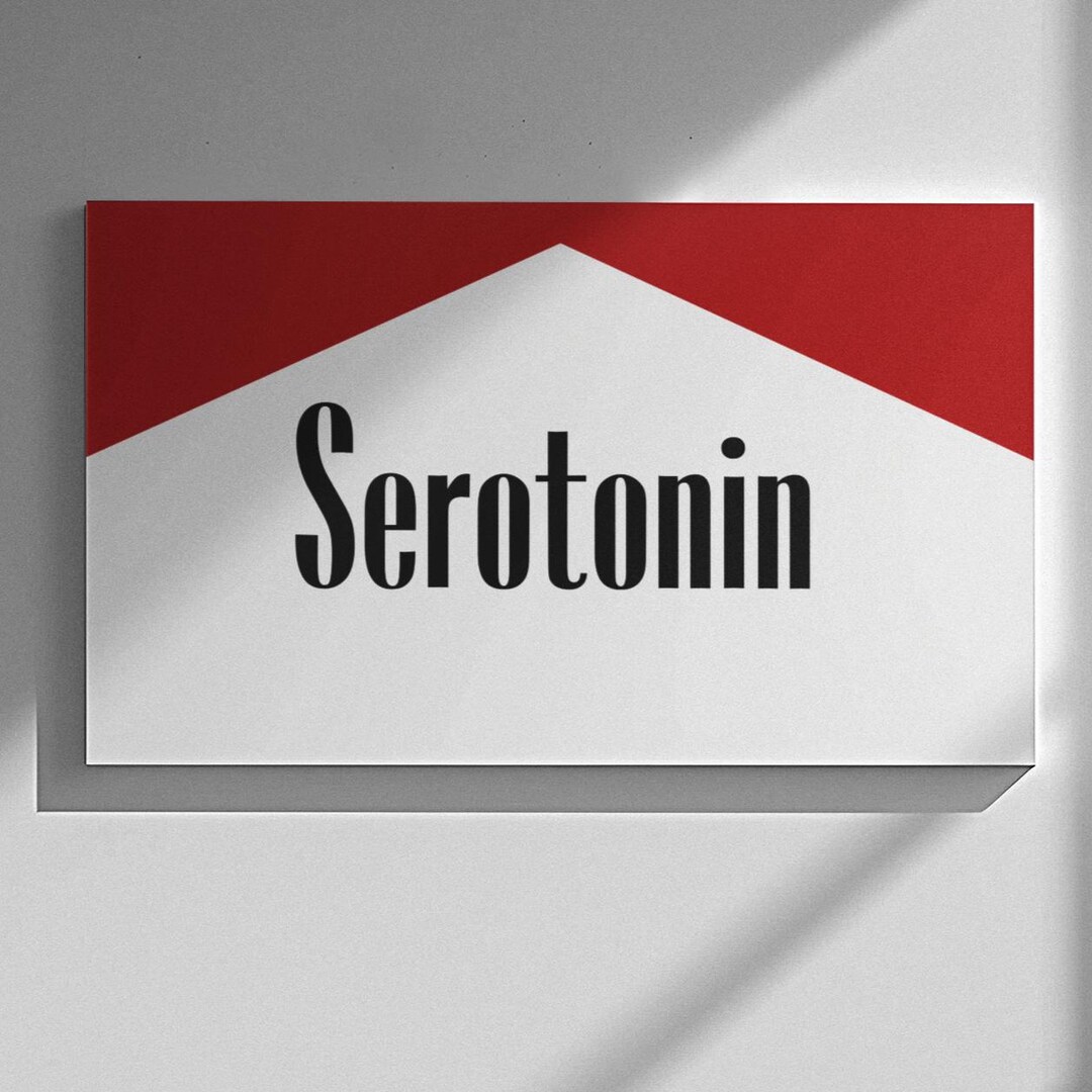 Serotonin Poster Art, Marlboro Style, Retro Wall Decor, Weirdcore ...