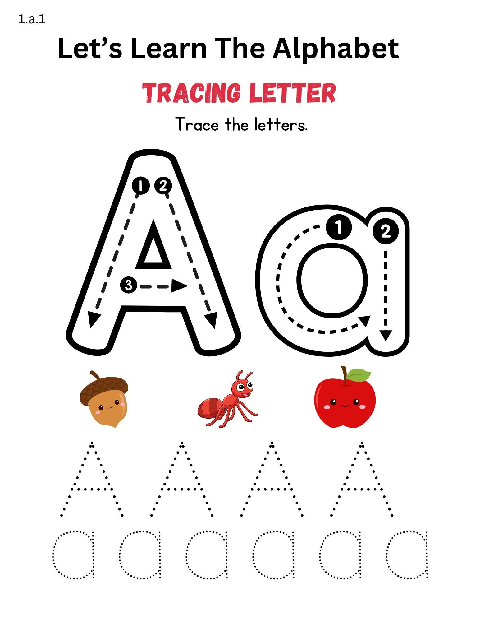 ABC Letter Tracing Handwriting Printable Sheets - Whole Alphabet - Etsy