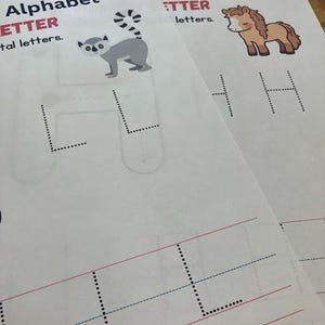 ABC Capital Letter Tracing Sheets. Learn to Write. Preschool ...