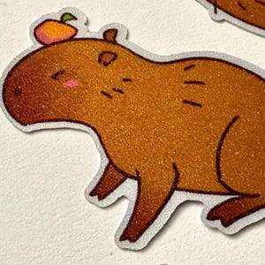 Capybara Sticker Pack, Wildlife Sticker, Cute Capybaras Stickers, Phone ...