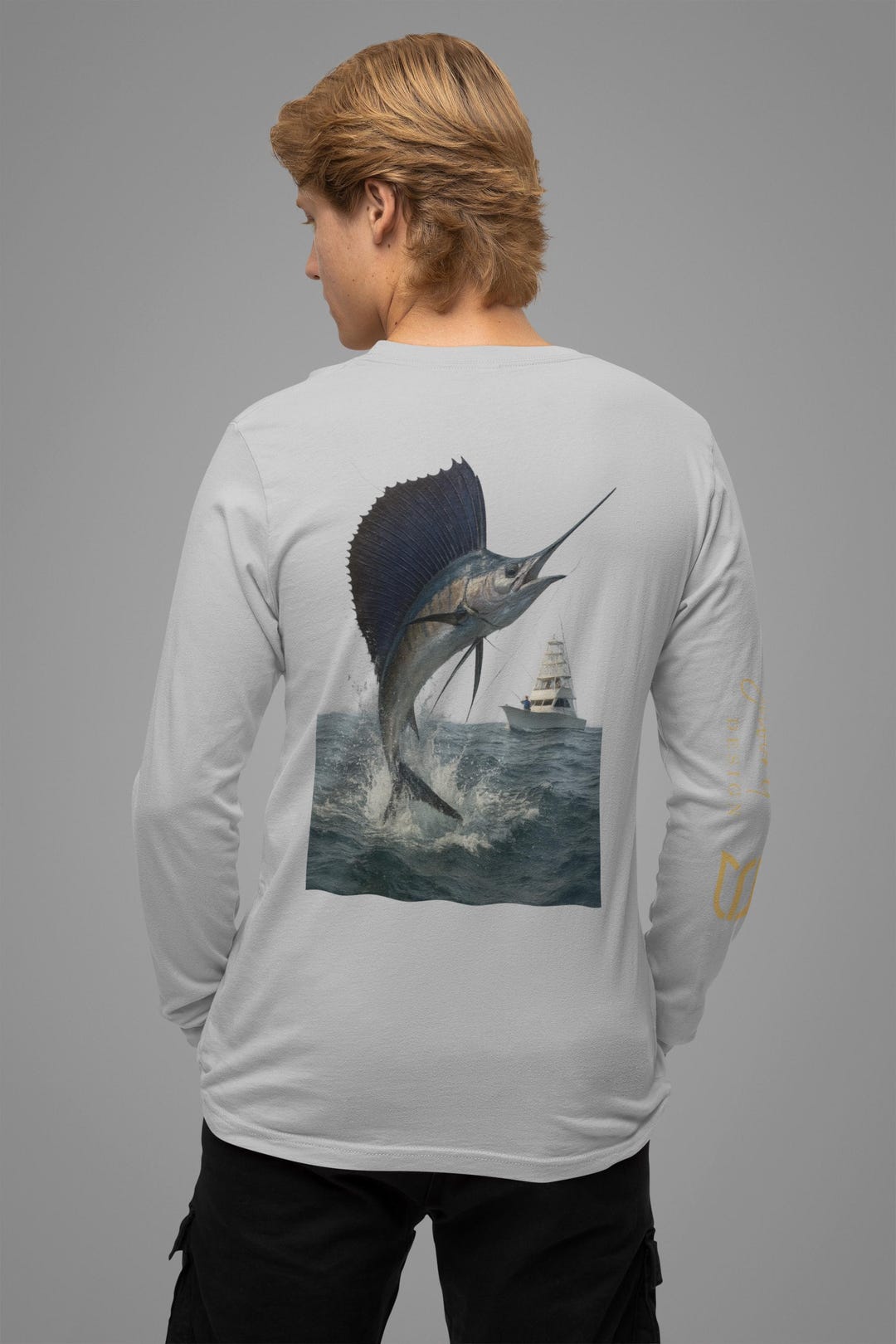 Sailfish Fishing Long Sleeve Shirt: Ocean Sportfishing Performance Tee ...