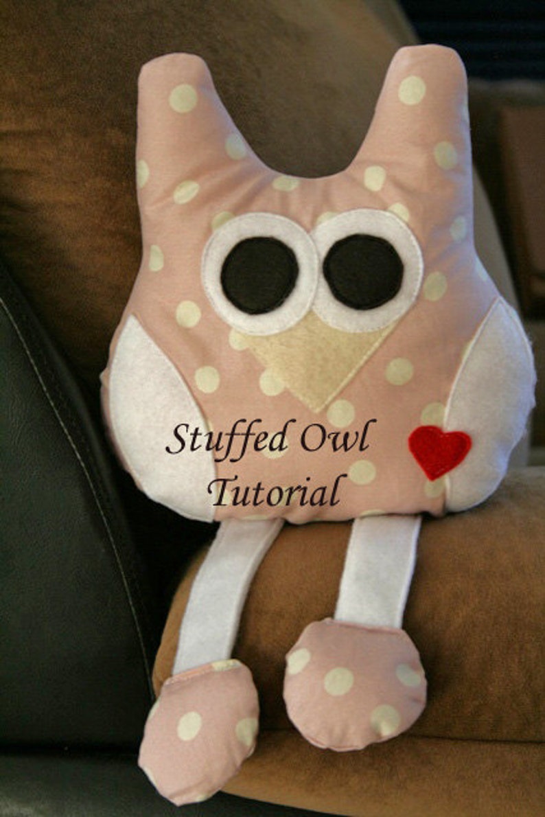 DIY Stuffed Owl Tutorial PDF Instant Download Printable Pattern - Etsy