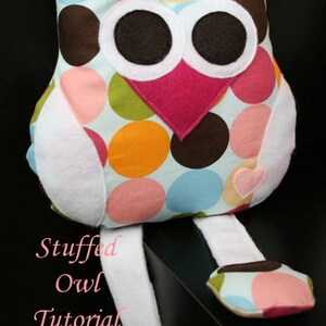 DIY Stuffed Owl Tutorial PDF Instant Download Printable Pattern - Etsy