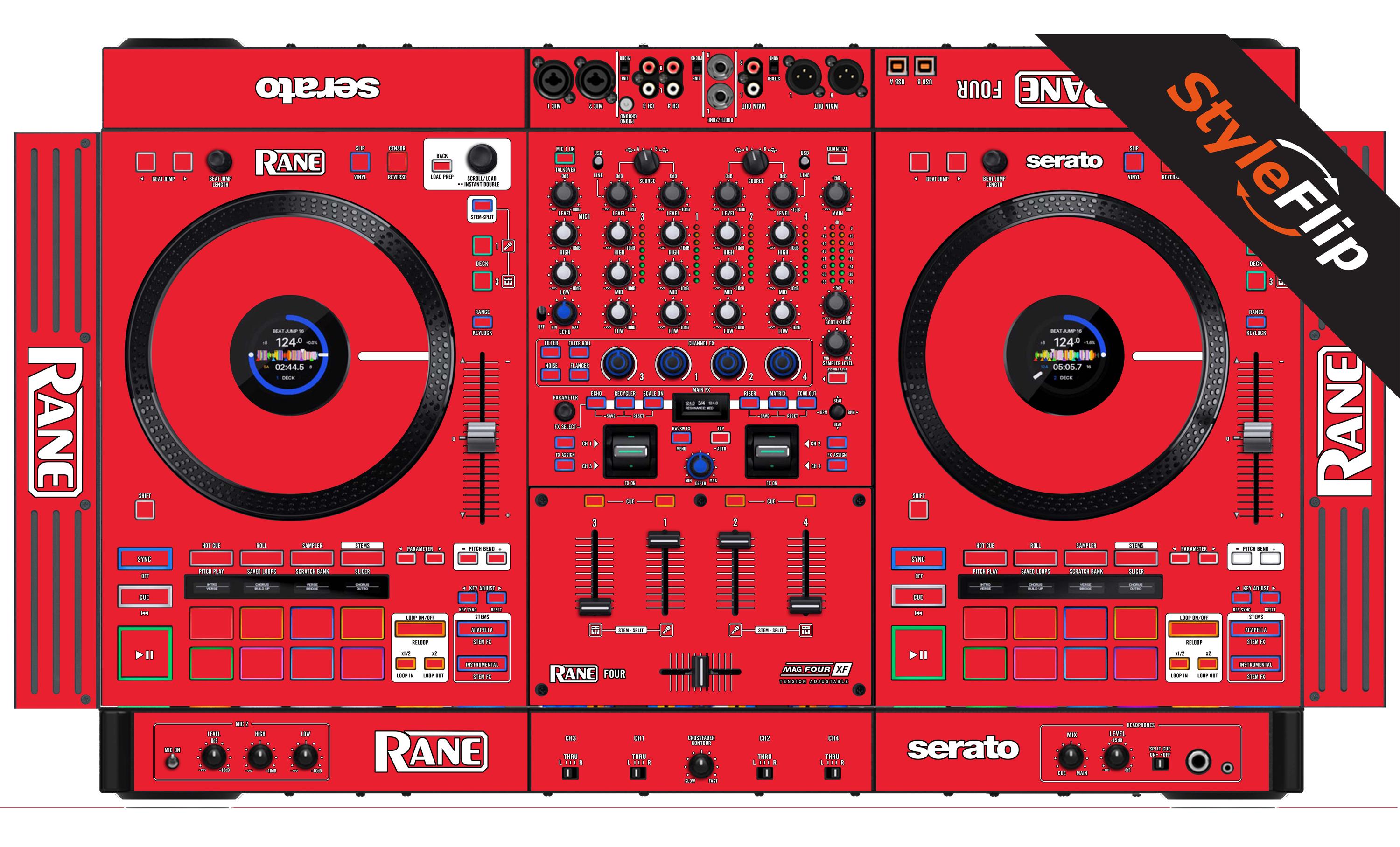 Rane Four Skins | Multiple Colors | Protective Decal | Styleflip Skins ...