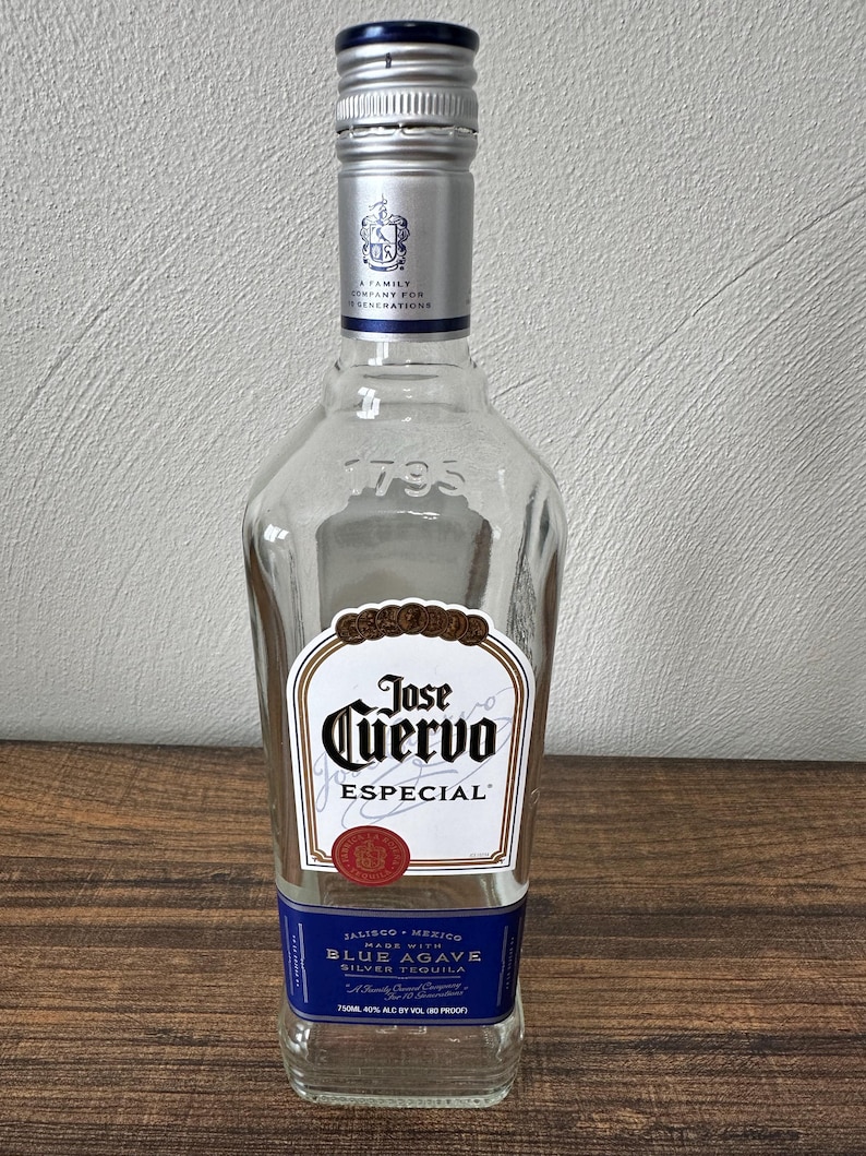 Tequila Jose Cuervo Especial Blue Agave Silver Tequila 750ml Empty ...
