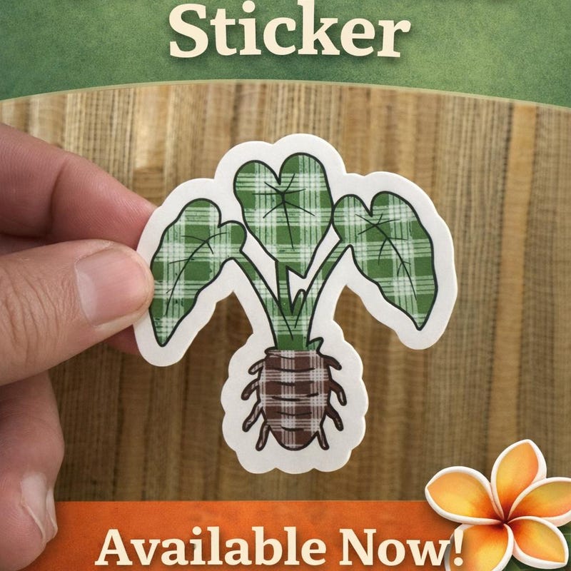 Taro Sticker - Etsy