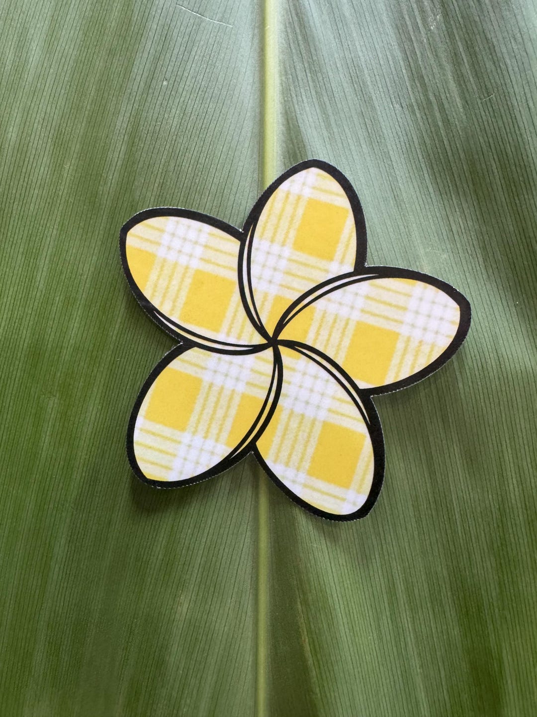 Yellow Palaka Pua Plumeria - Etsy