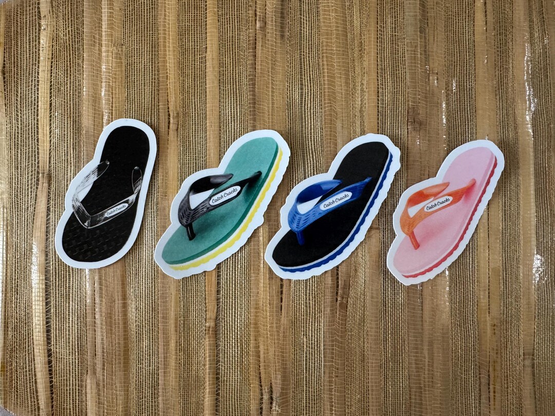 Catch Cracks Slipper Sticker - Etsy