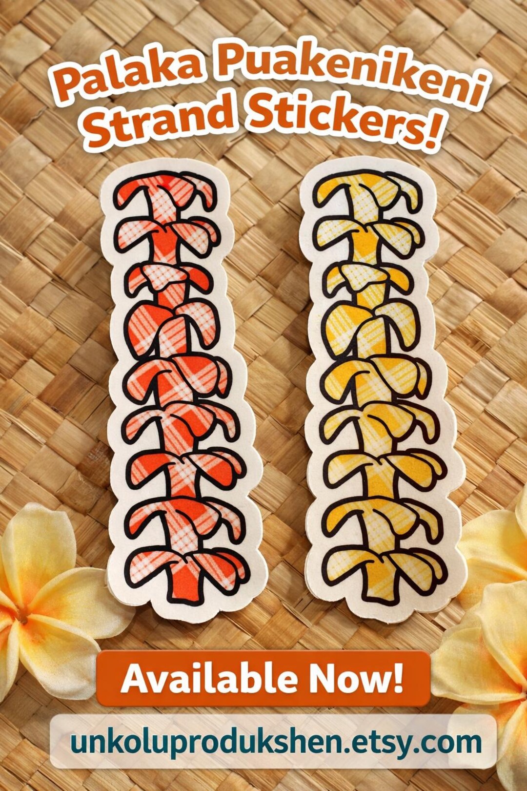 Puakenikeni Palaka Strand Sticker - Etsy