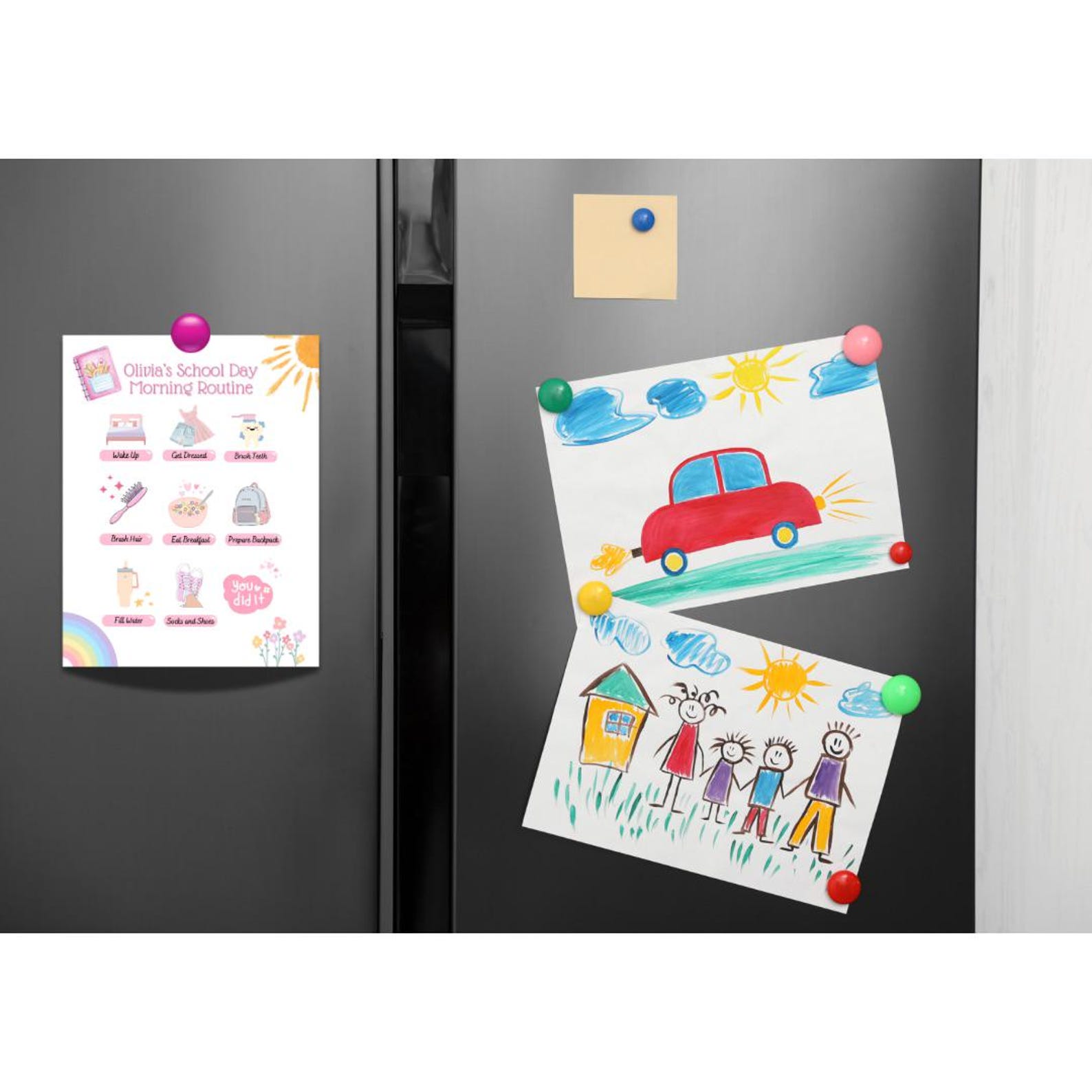 Girls Morning Routine - Visual Aid for Morning Routine During the ...