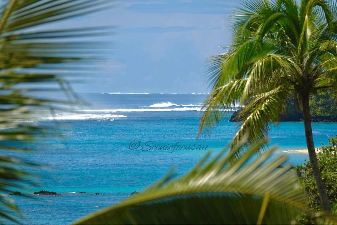 Samoa Island, Tropical Beaches, Landscape Photography - Etsy
