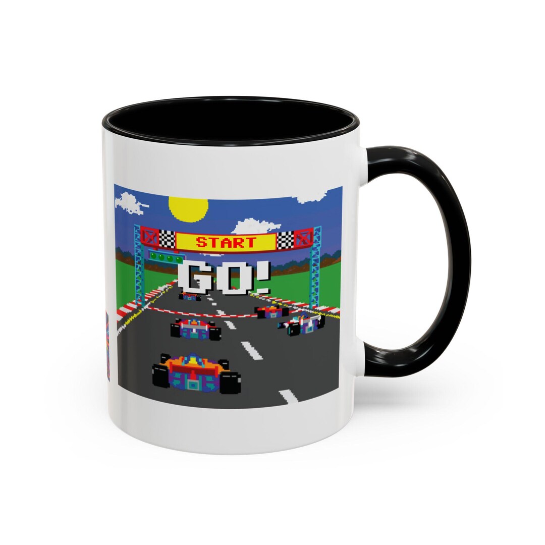 Retro Racing Video Game Coffee Mug, Gamer Gift, 80s Nostalgia, Gift for ...