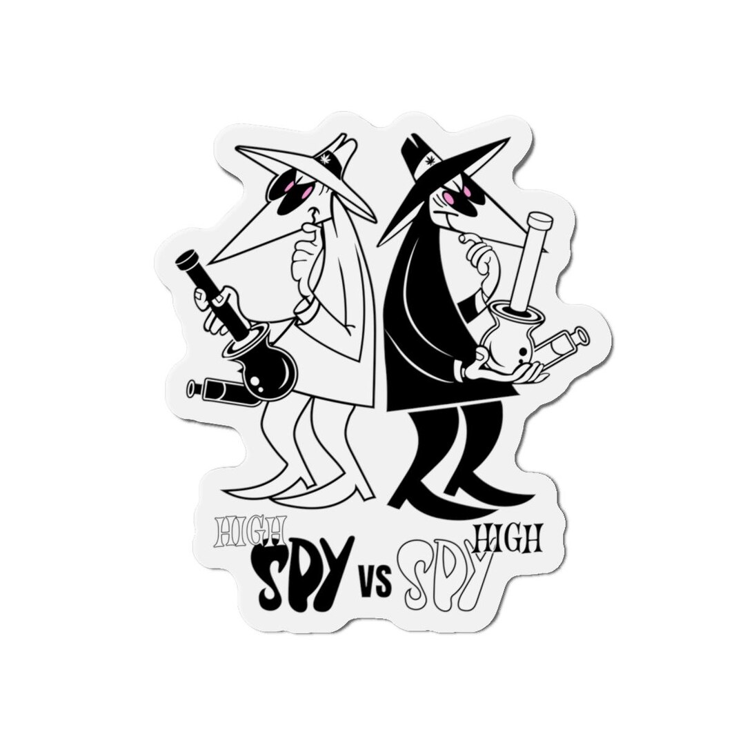 High Spy VS High Spy - Cartoon Inspired Die-cut Magnets, Funny Home ...