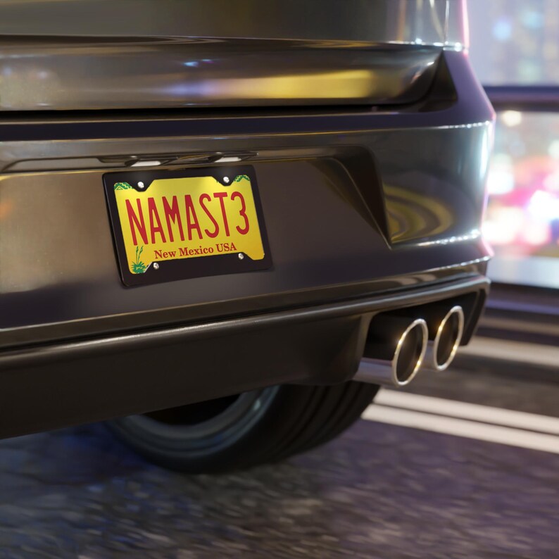 Howard Hamlin's NAMAST3 New Mexico Vanity Plate | Inspired by Batter ...