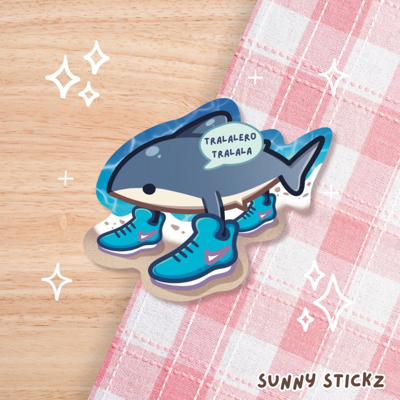 Tralalero Tralala Sticker - Etsy