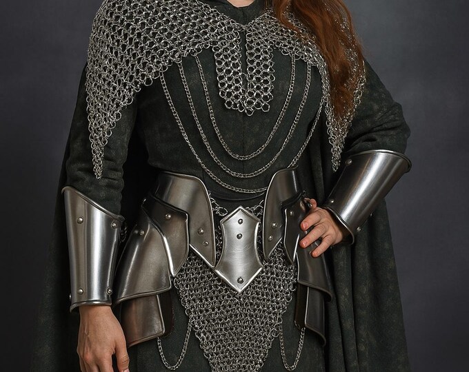 Lady Knight Steel Tassets Armor: Chainmail, LARP Cosplay - Etsy Canada