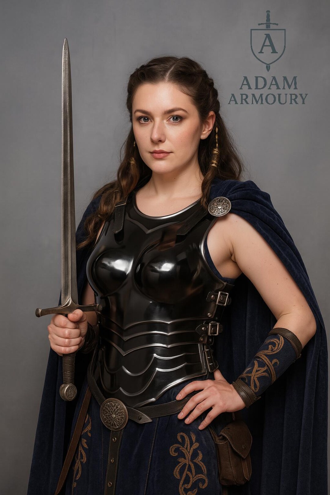 Steel Corset Armor - Medieval Lady Warrior, LARP Cosplay - Etsy