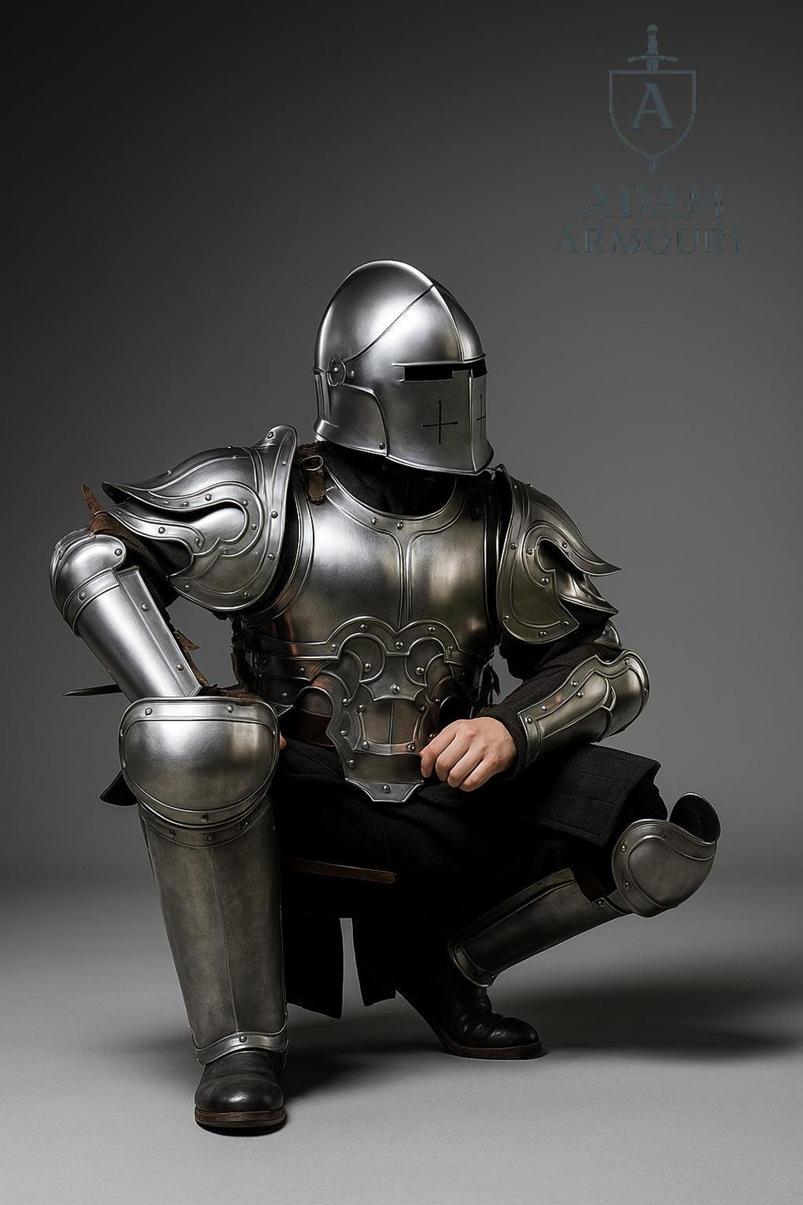 Barbute Full Armor Suit | Full Body Plate Armor for Medieval ...