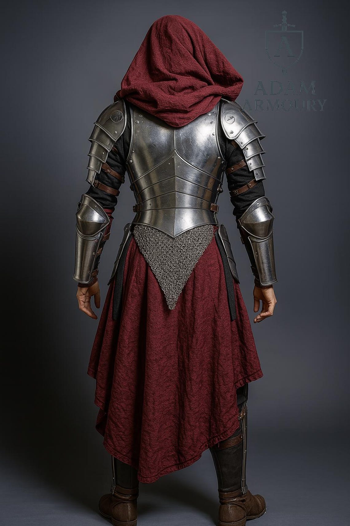Lady Armor -medieval Knight Fantasy Brave Lady Warrior Full Body Armor ...