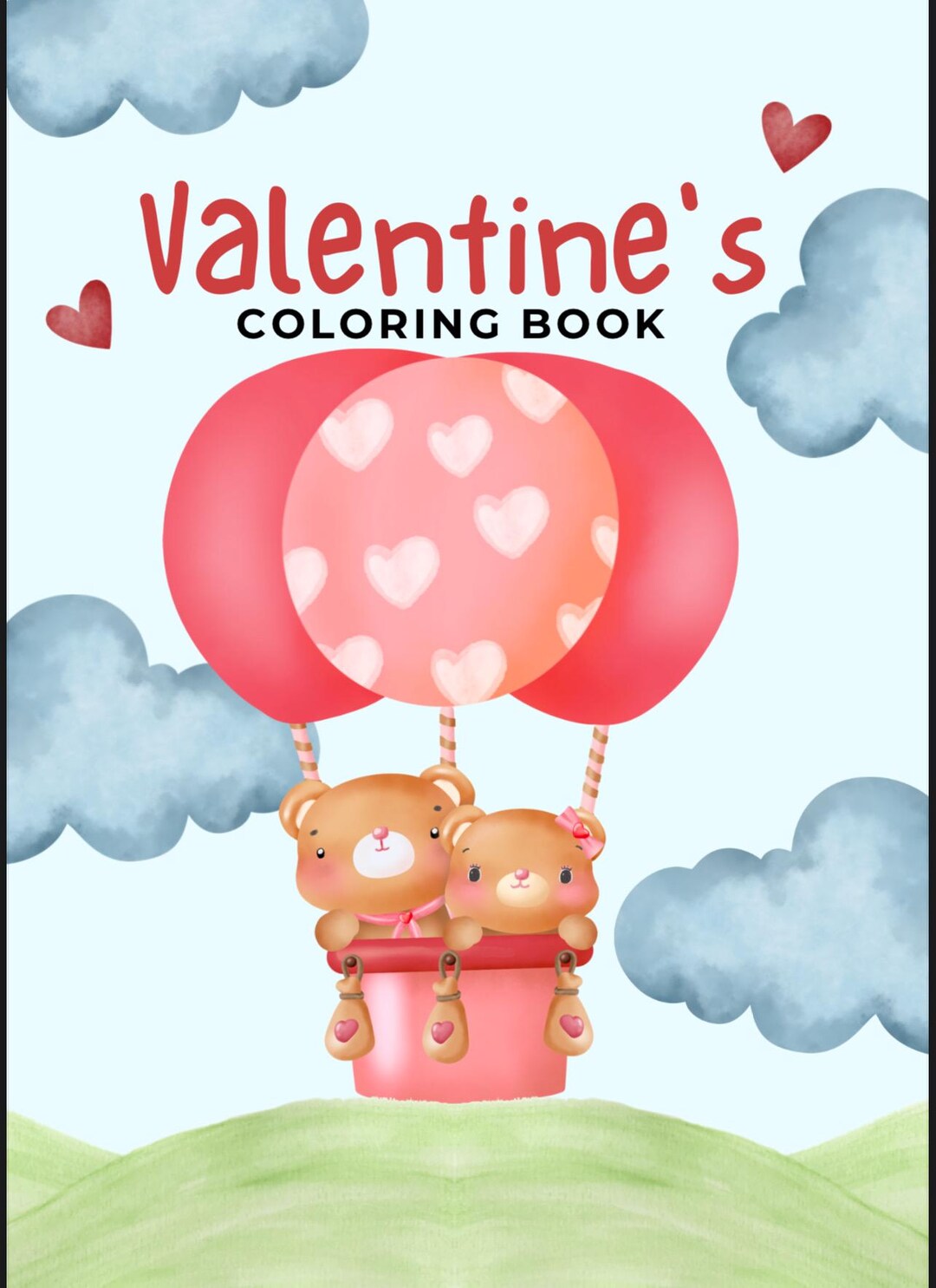 Valentine’s Day Coloring Book - Etsy