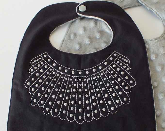 RBG Dissent Collar Baby Bib - Etsy