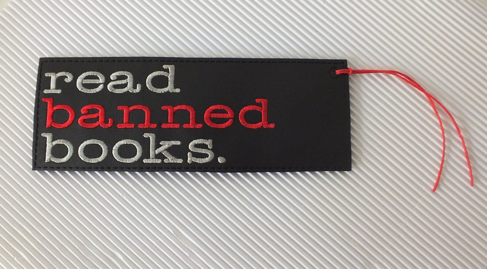 Read Banned Books Bookmark - Embroidered Bookmark - Etsy