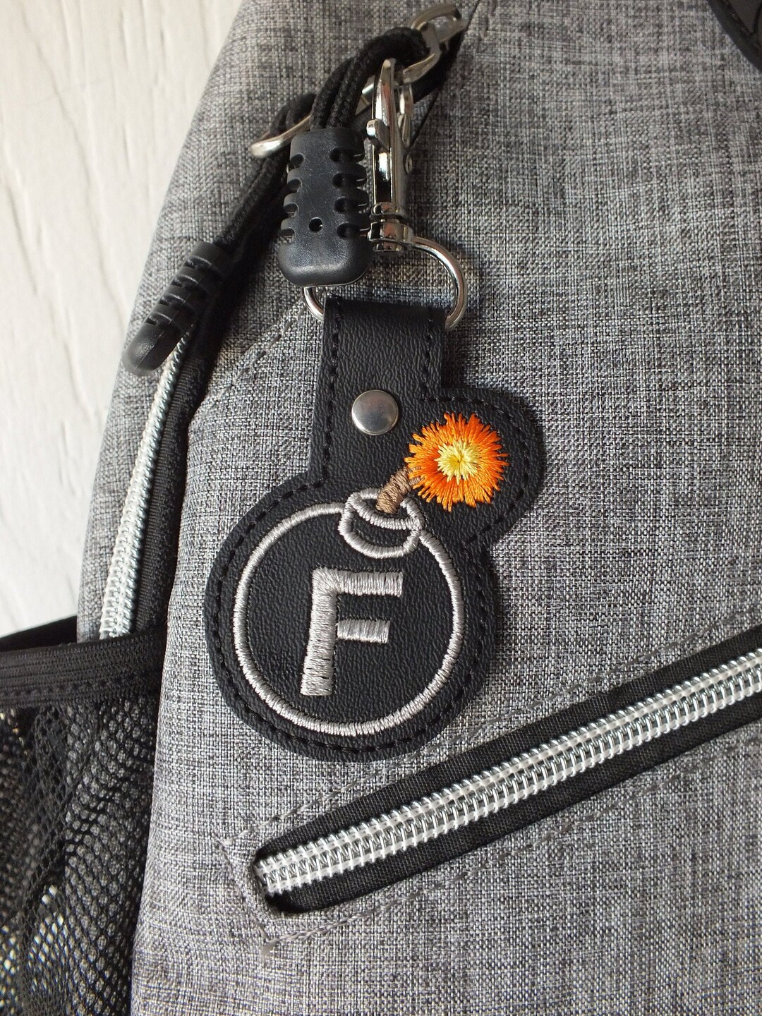 F Bomb Keychain F Bomb Key Fob - Etsy Israel