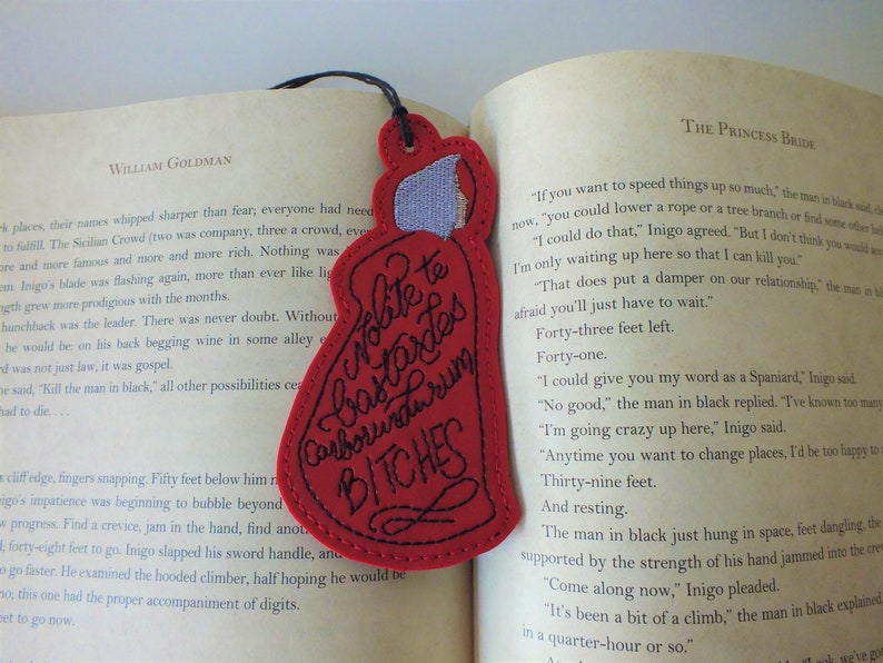 Handmaid's Tale Bookmark Embroidered Bookmark - Etsy