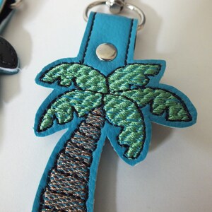 Palm Tree Keychain Palm Tree Key Fob - Etsy