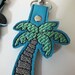 Palm Tree Keychain Palm Tree Key Fob - Etsy