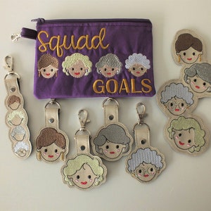 Golden Girls Bookmark Embroidered Bookmark - Etsy