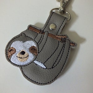 Sloth Keychain Sloth Key Chain - Etsy